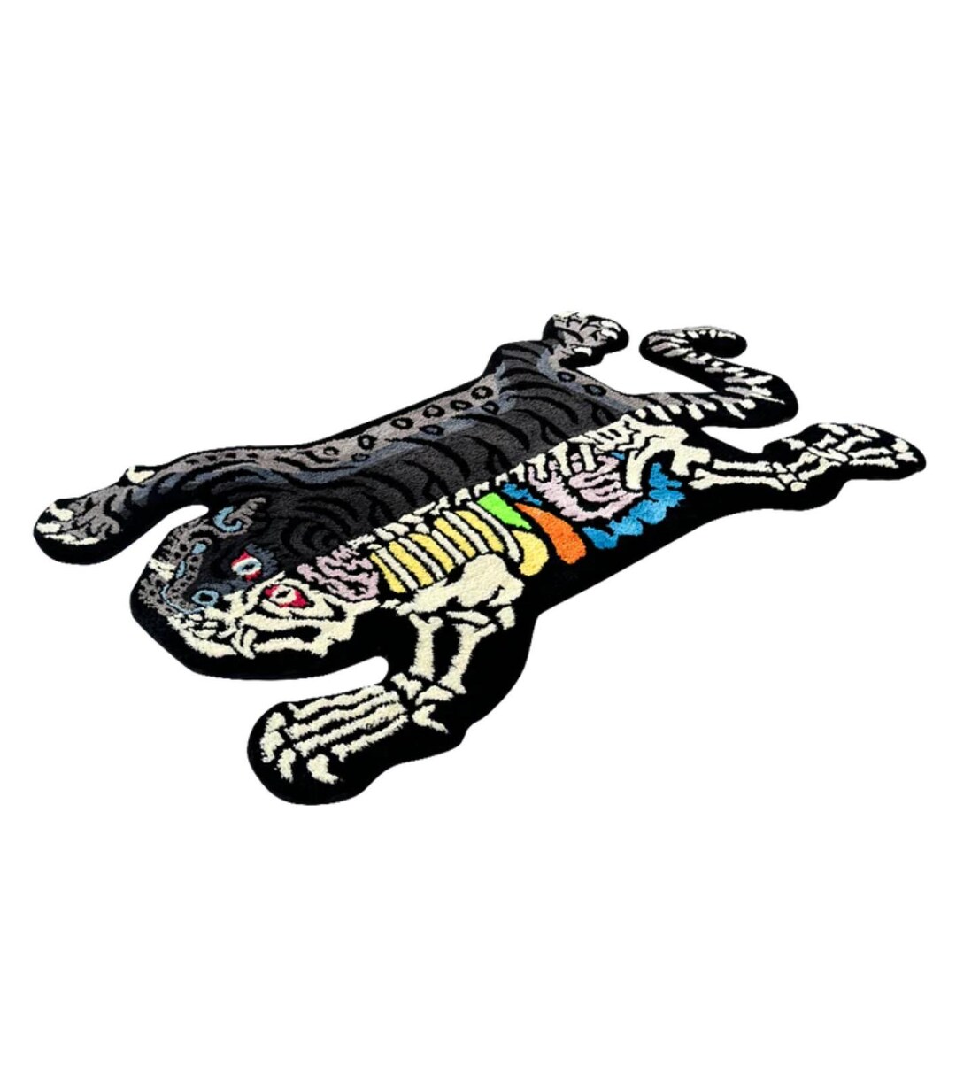 Tibetan Tiger X-ray Tufted Rug, Ill “skins” Collection Rug, Handmade ...