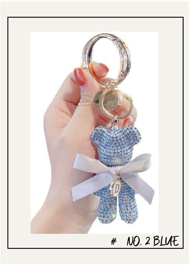 Luxury Crystal Bear Keychains,diamond Keychains,teddy Bear,car ...