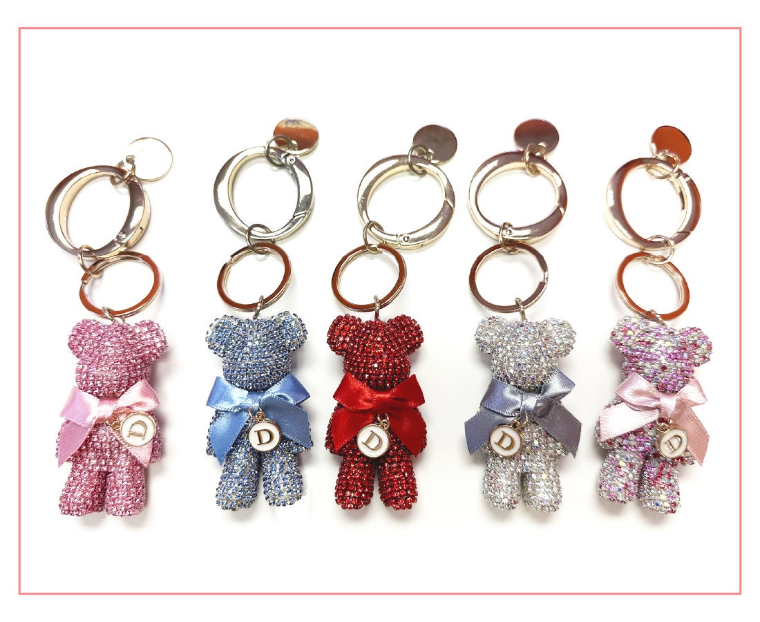 Luxury Crystal Bear Keychains,diamond Keychains,teddy Bear,car ...