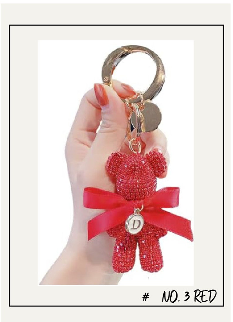 Luxury Crystal Bear Keychains,diamond Keychains,teddy Bear,car ...