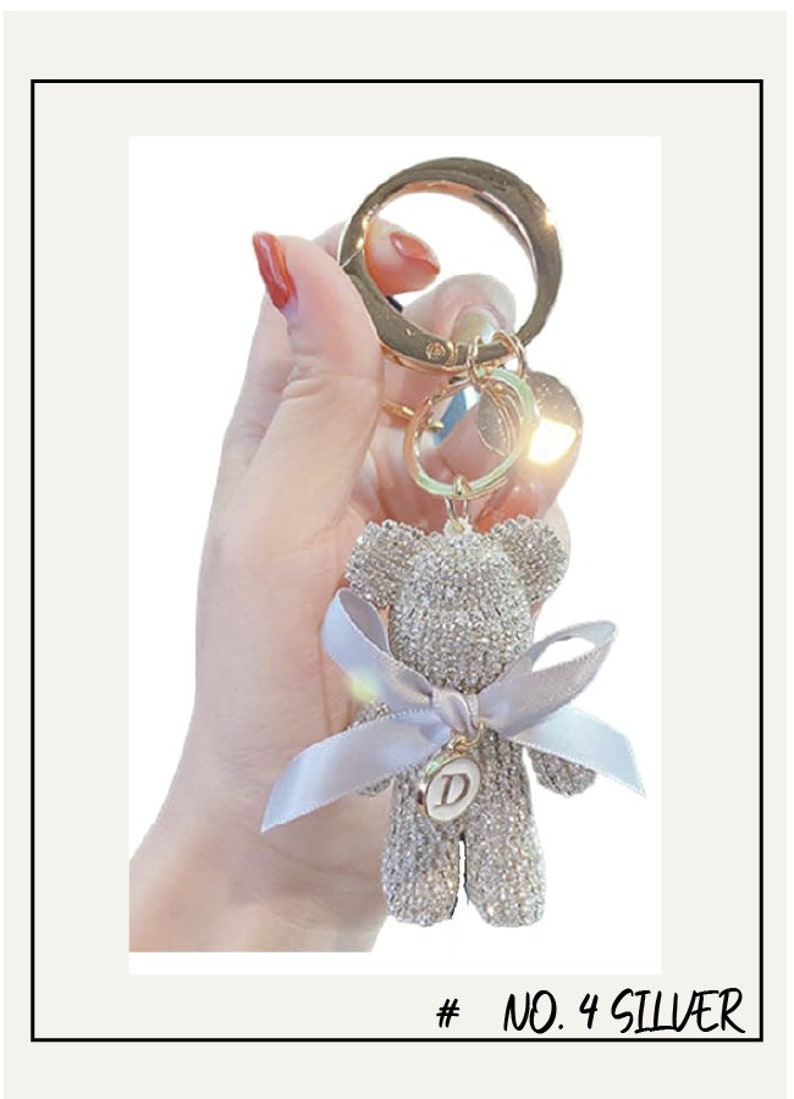 Luxury Crystal Bear Keychains,diamond Keychains,teddy Bear,car ...