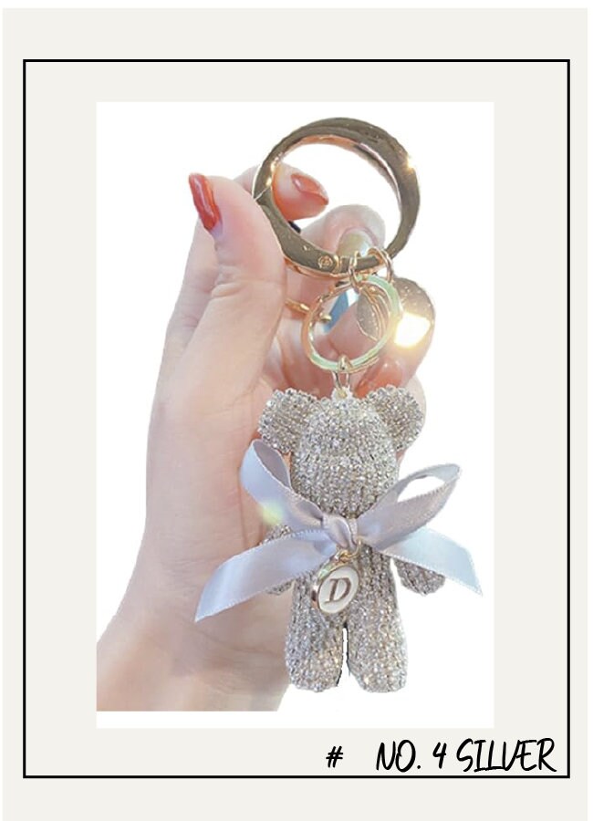 Luxury Crystal Bear Keychains,diamond Keychains,teddy Bear,car ...