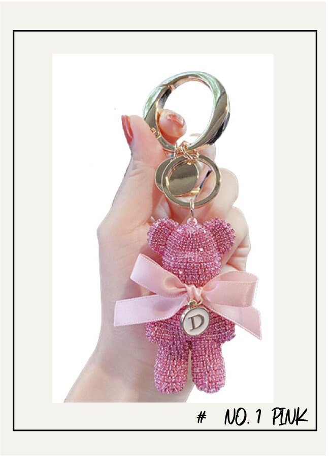 Luxury Crystal Bear Keychains,diamond Keychains,teddy Bear,car ...