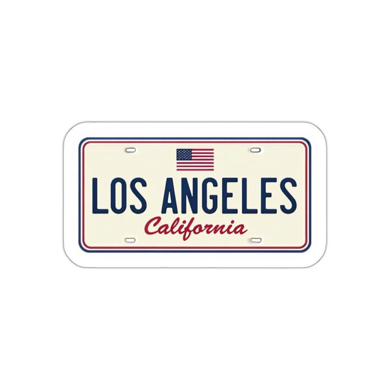 Los Angeles Sticker - Etsy