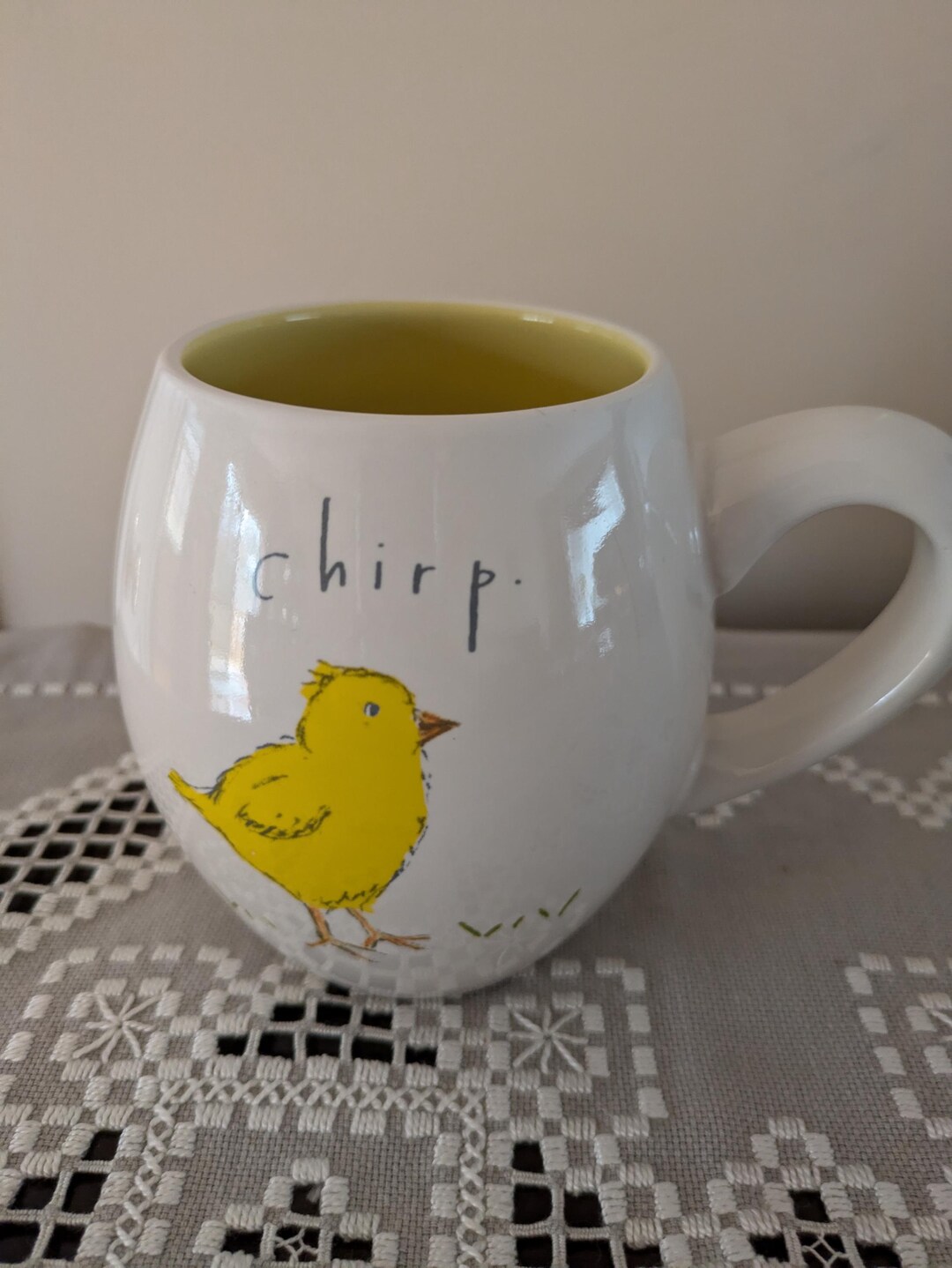 Rae Dunn Magenta Artisan Collection Easter Baby Chick "chirp" Tea ...