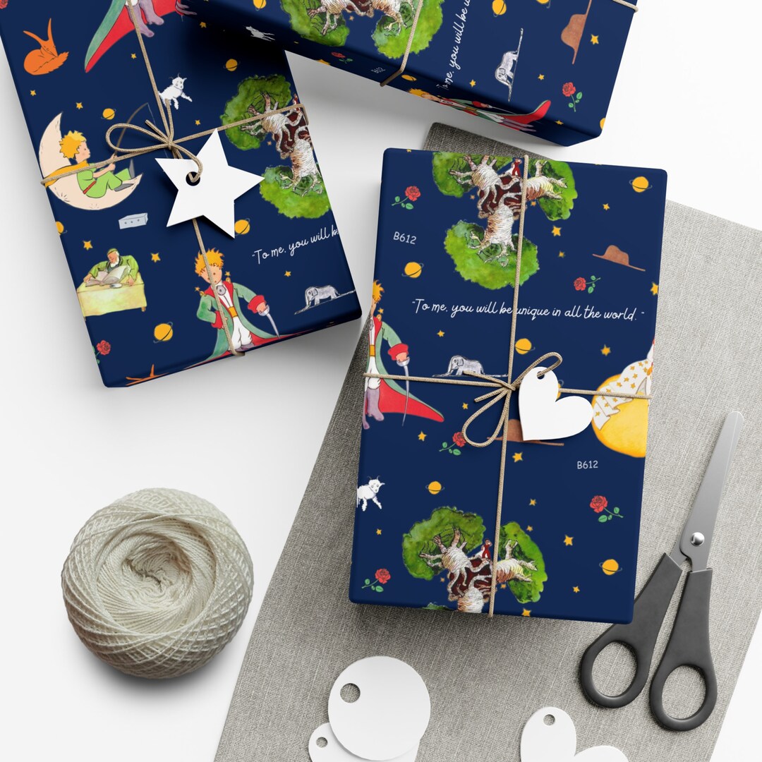 The Little Prince Wrapping Paper | Christmas Wrapping Paper | Gift Wrap ...