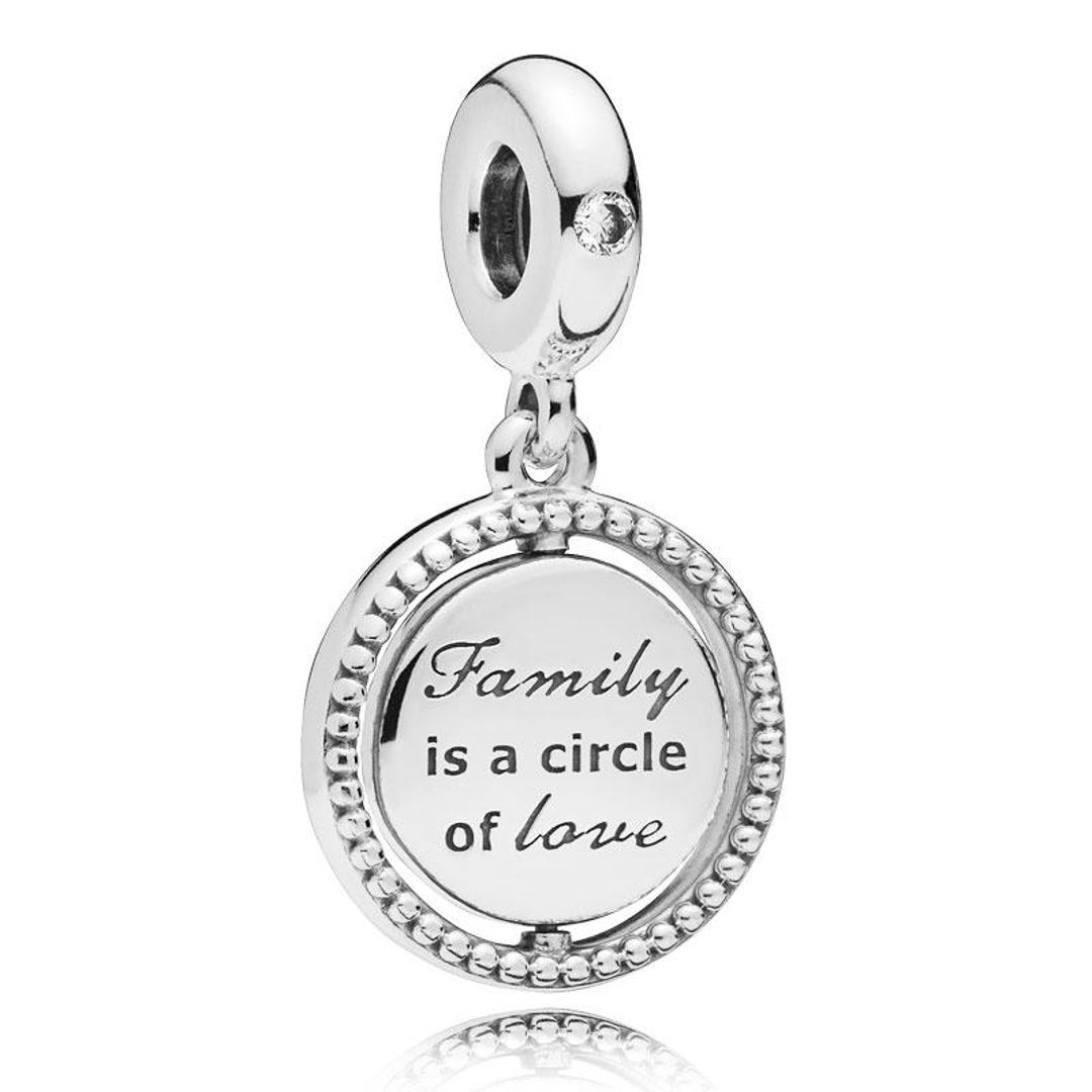 Pandora Spinning Family Tree Dangle Charm First Bracelet Medallion ...