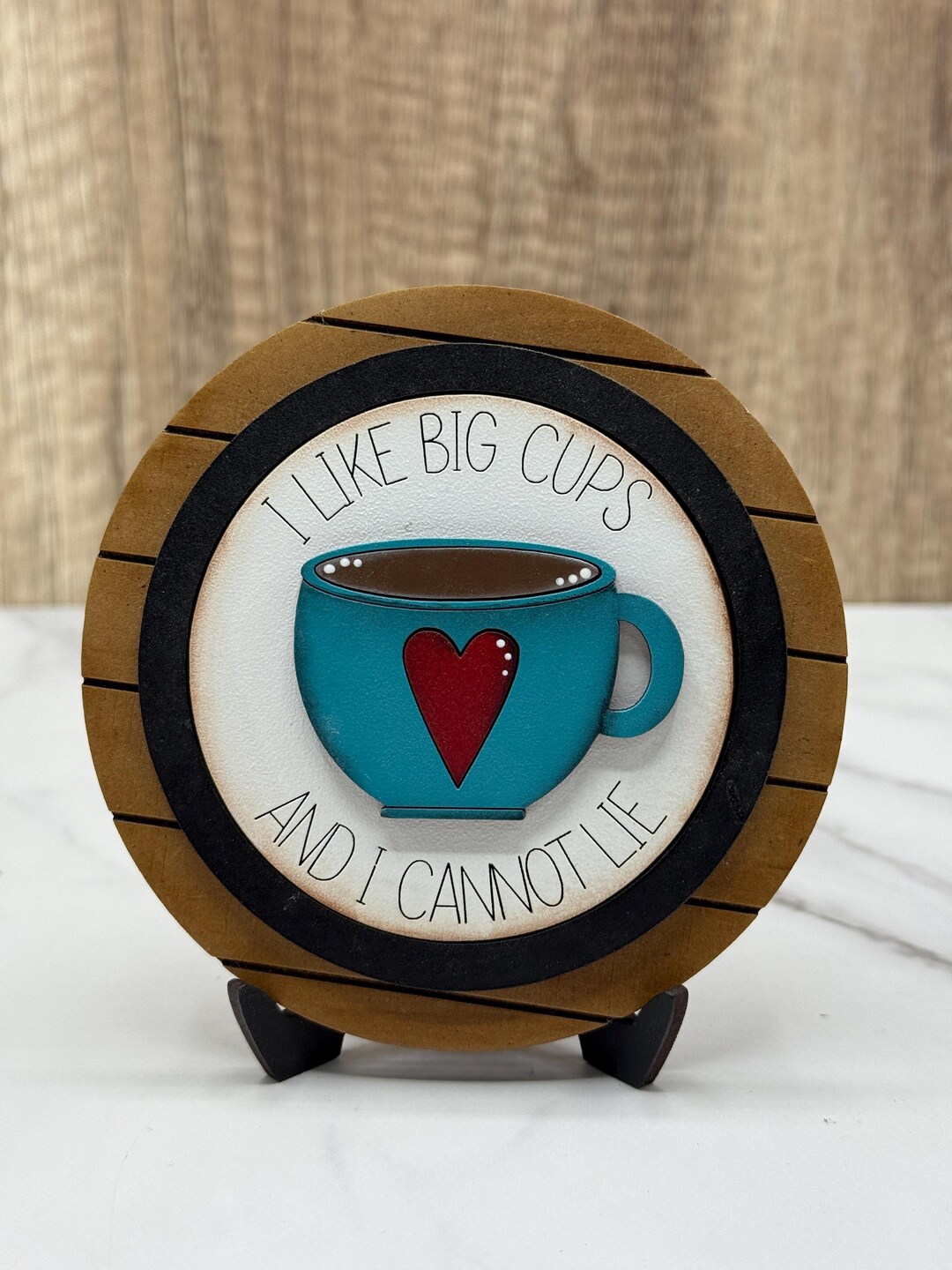 3" Round I Like Big Cups - Etsy