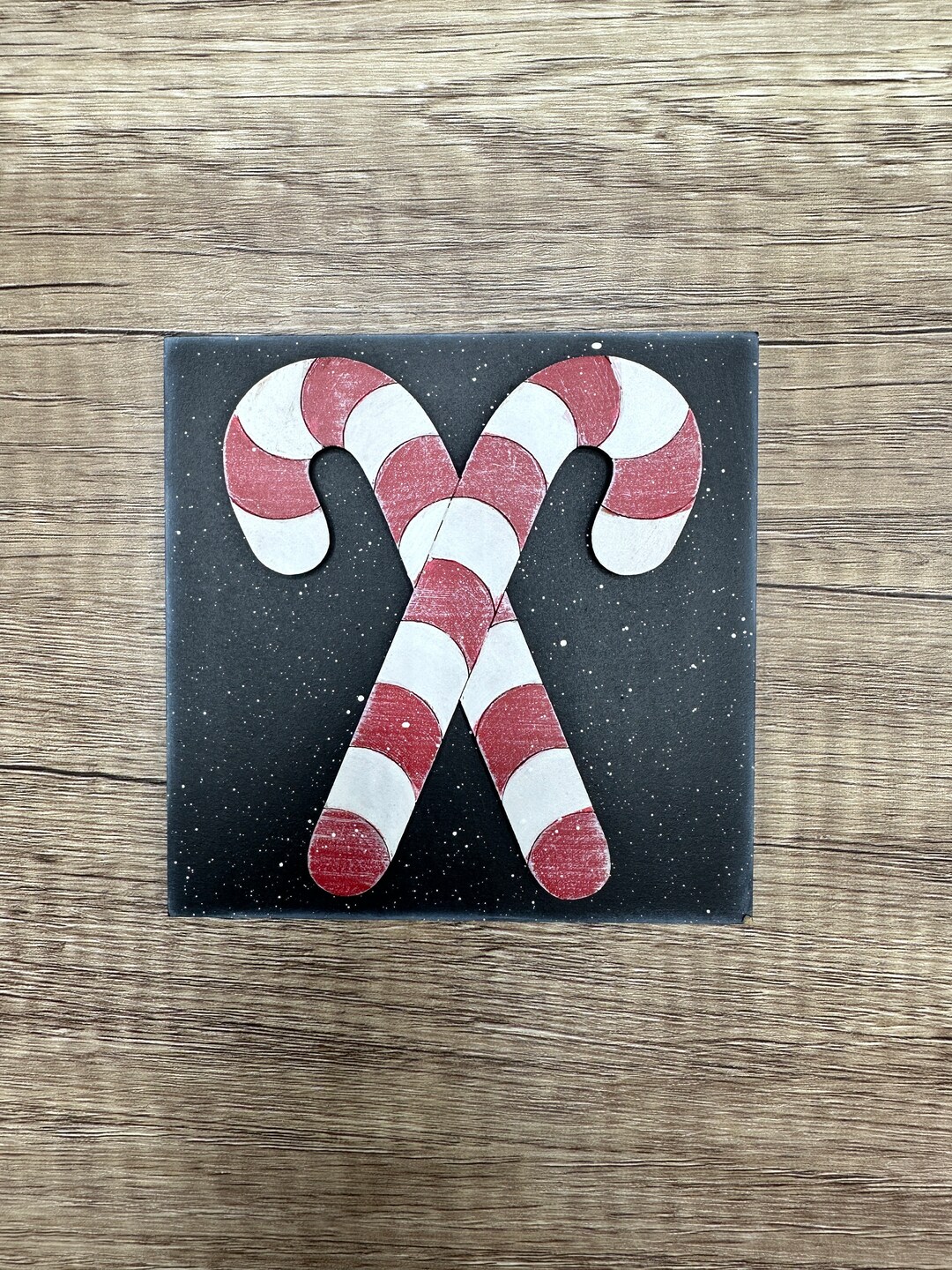 Candy Canes 4.25 in Ladder or Farmhouse Sign Insert - Etsy