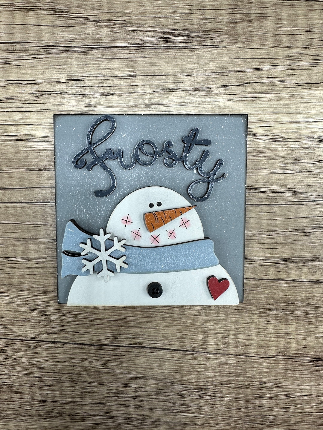 Frosty 4.25 Inch Ladder or Farmhouse Sign Insert - Etsy