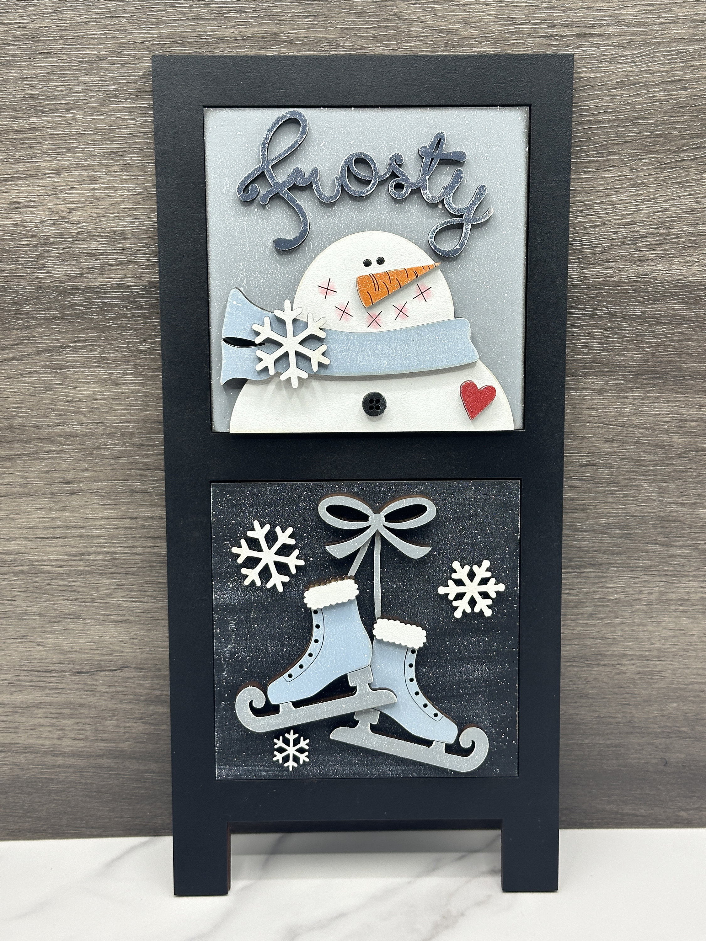 Frosty 4.25 Inch Ladder or Farmhouse Sign Insert - Etsy