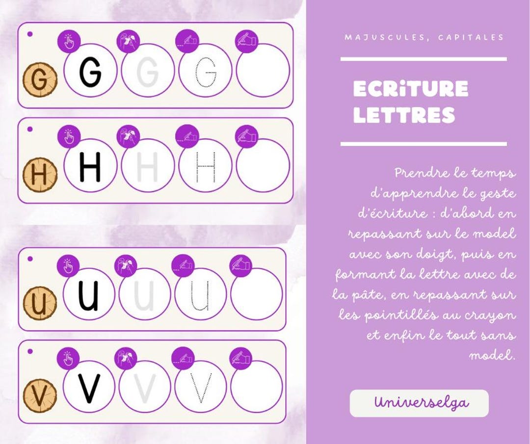 Learning Capital Letters – Printable Workbook - Etsy