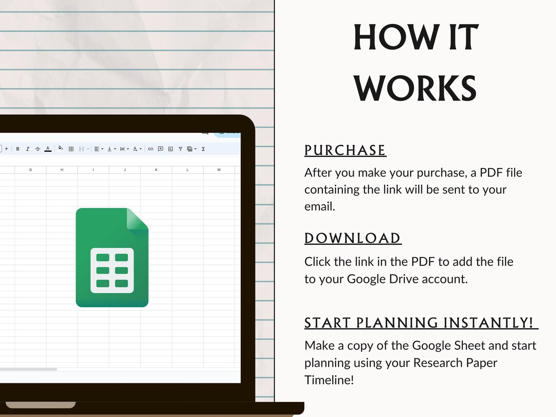 Research Paper/thesis Progress Tracker and Planner - Etsy