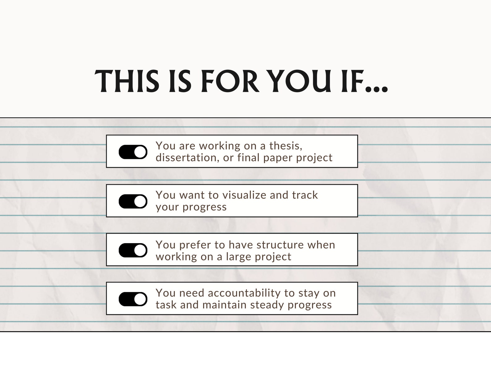 Research Paper/thesis Progress Tracker and Planner - Etsy