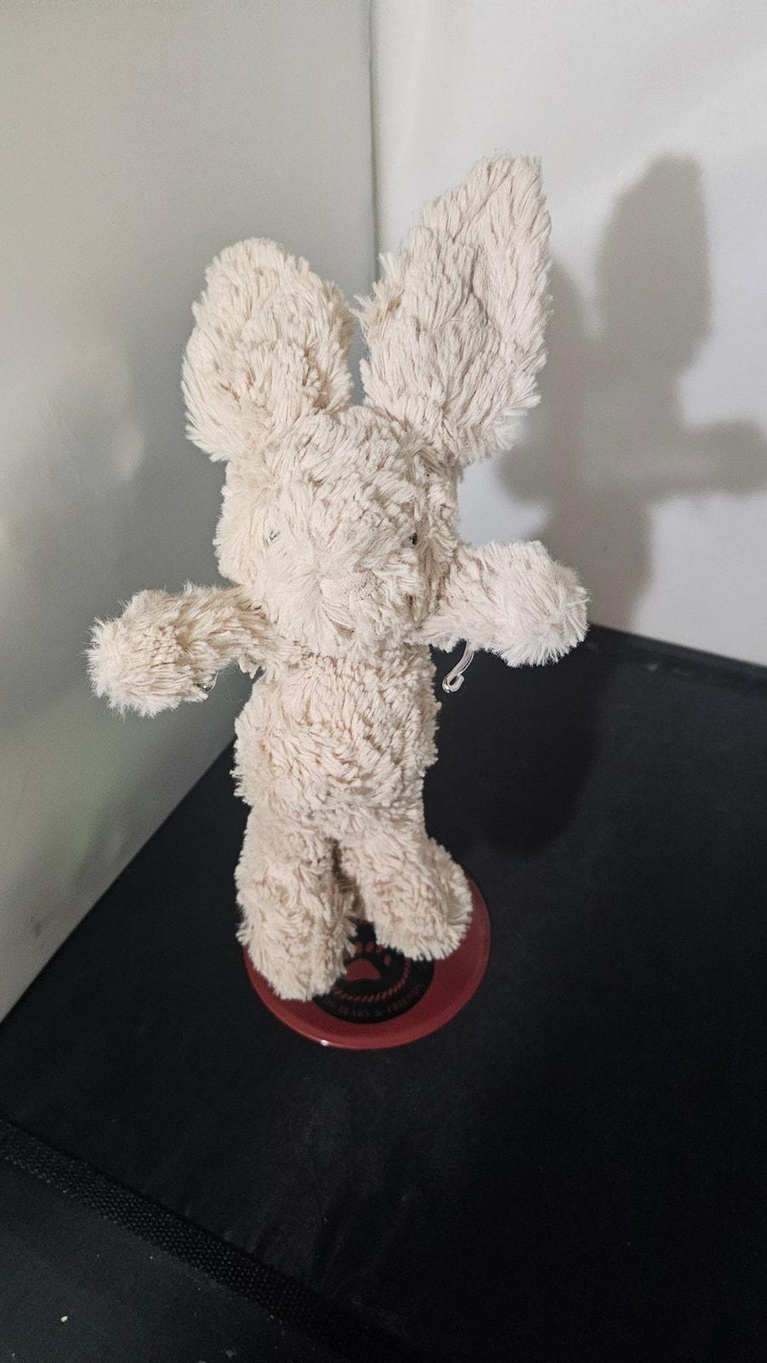 Jellycat Plush Squiggle 11" Bunny Rabbit Beige Cream Small Stand-up ...