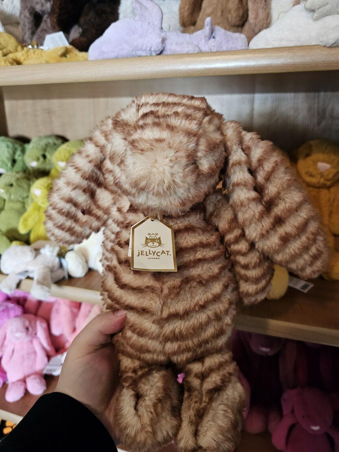 Jellycat I Am Bashful Luxe Bunny Juniper Plush Stuffed Animal new W ...