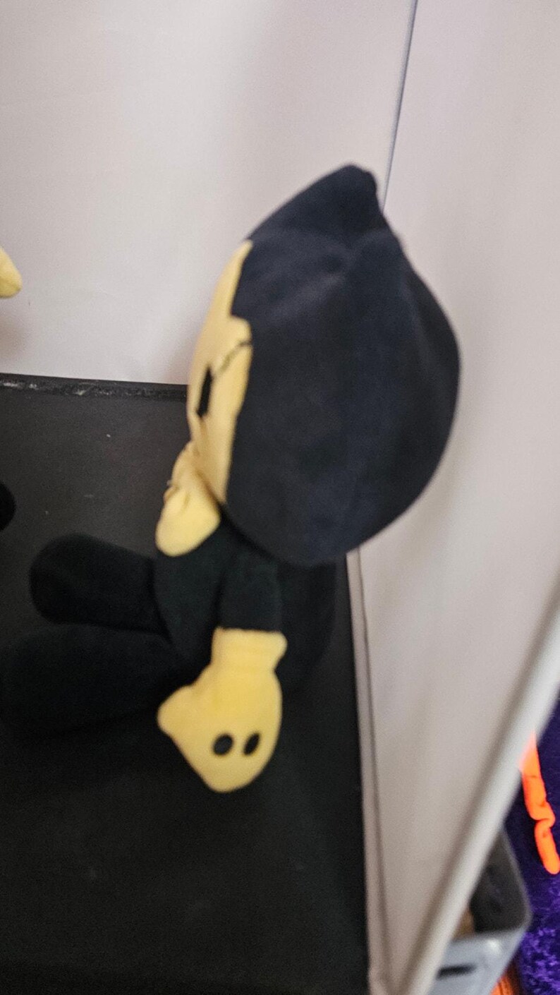 Bendy and the Ink Machine Plush Black Yellow 10” Stuffed Animal 2018 ...