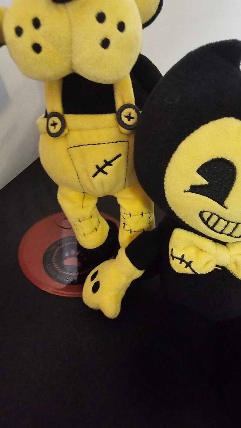 Bendy and the Ink Machine Plush Black Yellow 10” Stuffed Animal 2018 ...
