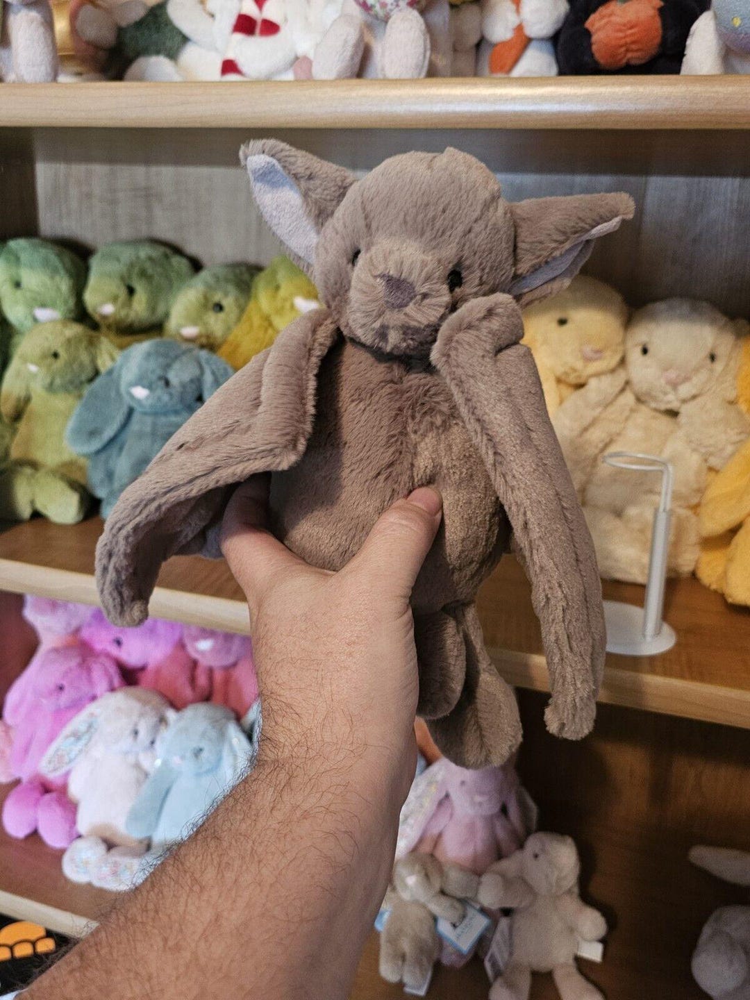 Jellycat BASHFUL Bat MEDIUM Soft Plush Toy RETIRED Rare Stuffed Animal Nwt - Etsy