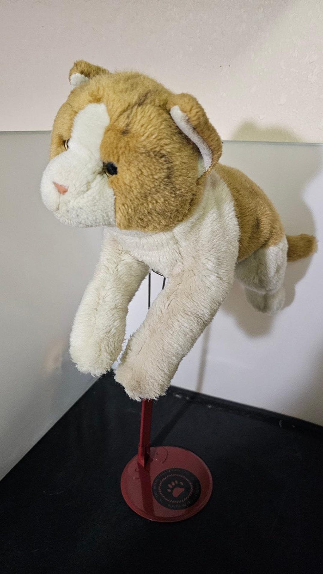 Vintage Realistic Calico Cat Stuffed Animal Z1 - Etsy