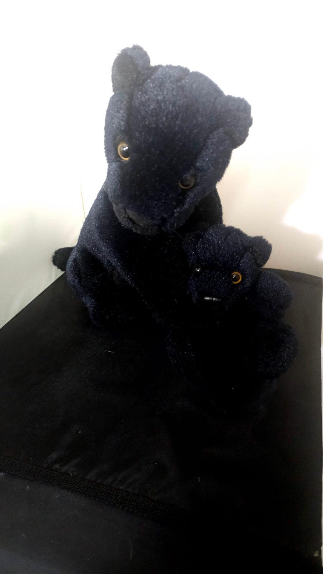Panther With Cub Stuffed Animal Plush 999 - Etsy