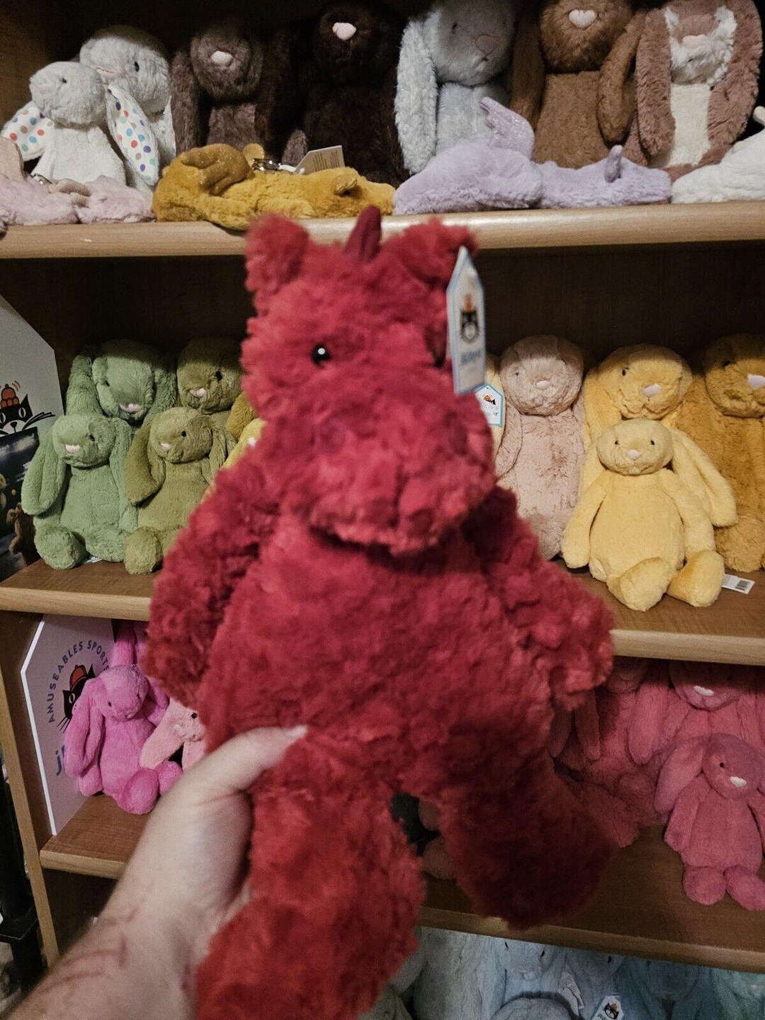 Jellycat London 15" Charmed Dylan Dragon Stuffed Animal Plush RETIRED ...