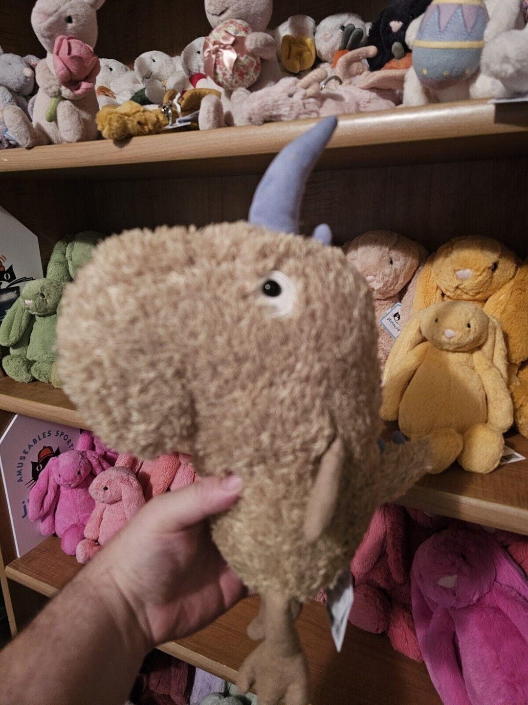 Jellycat GOOKIE JUBJUB Soft Plush Toy RETIRED Fun Htf Collectible Alien ...