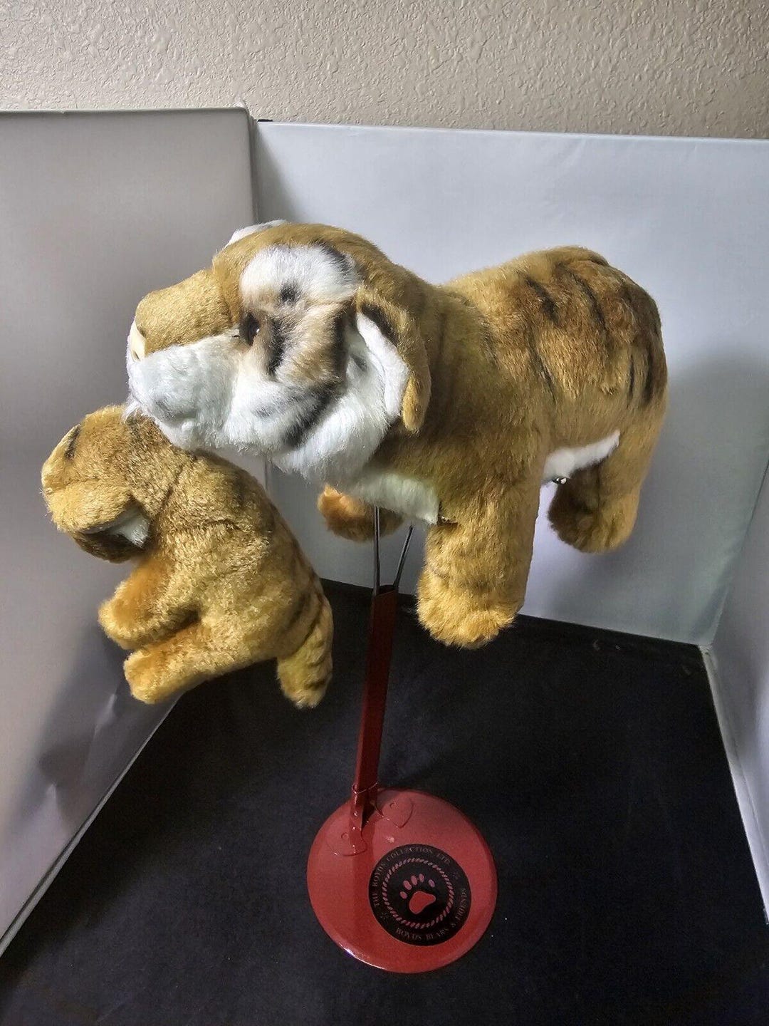 Demdaco Plush Fancy Zoo Mommy Tiger Plush W/ Baby Cub in Mouth 89 - Etsy