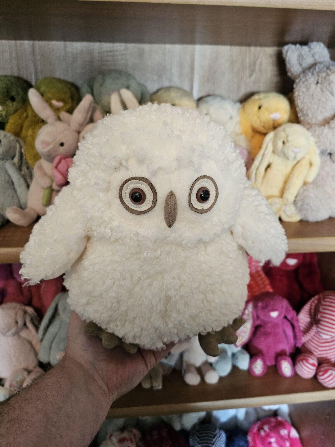 Jellycat Apollo Owl A2WL White Woodland Stuffed Animal Plush Toy 10 New ...