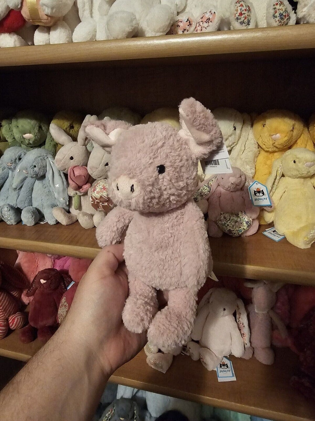 Jellycat TUMBLETUFT PIG Soft Plush Toy Cuddly Stuffed Piggy Farm Lovey ...