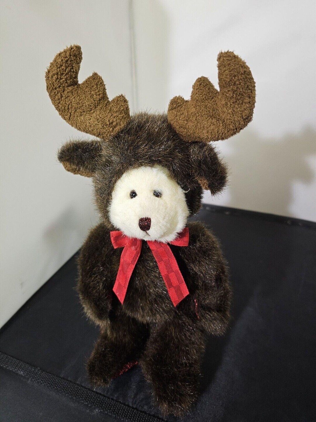 Russ Berrie "broose" Stuffed Bear in Moose Costume 11" D1 - Etsy