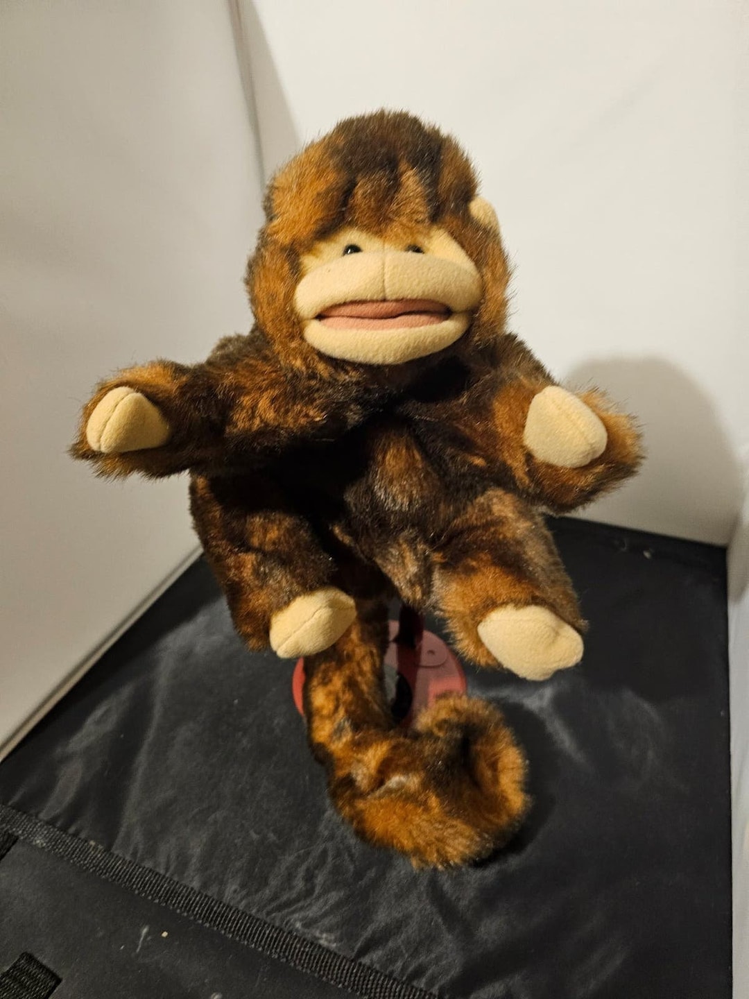 Folkmanis Puppet Monkey Full Body Hand Puppet 10 Stuffed Animal Plush ...