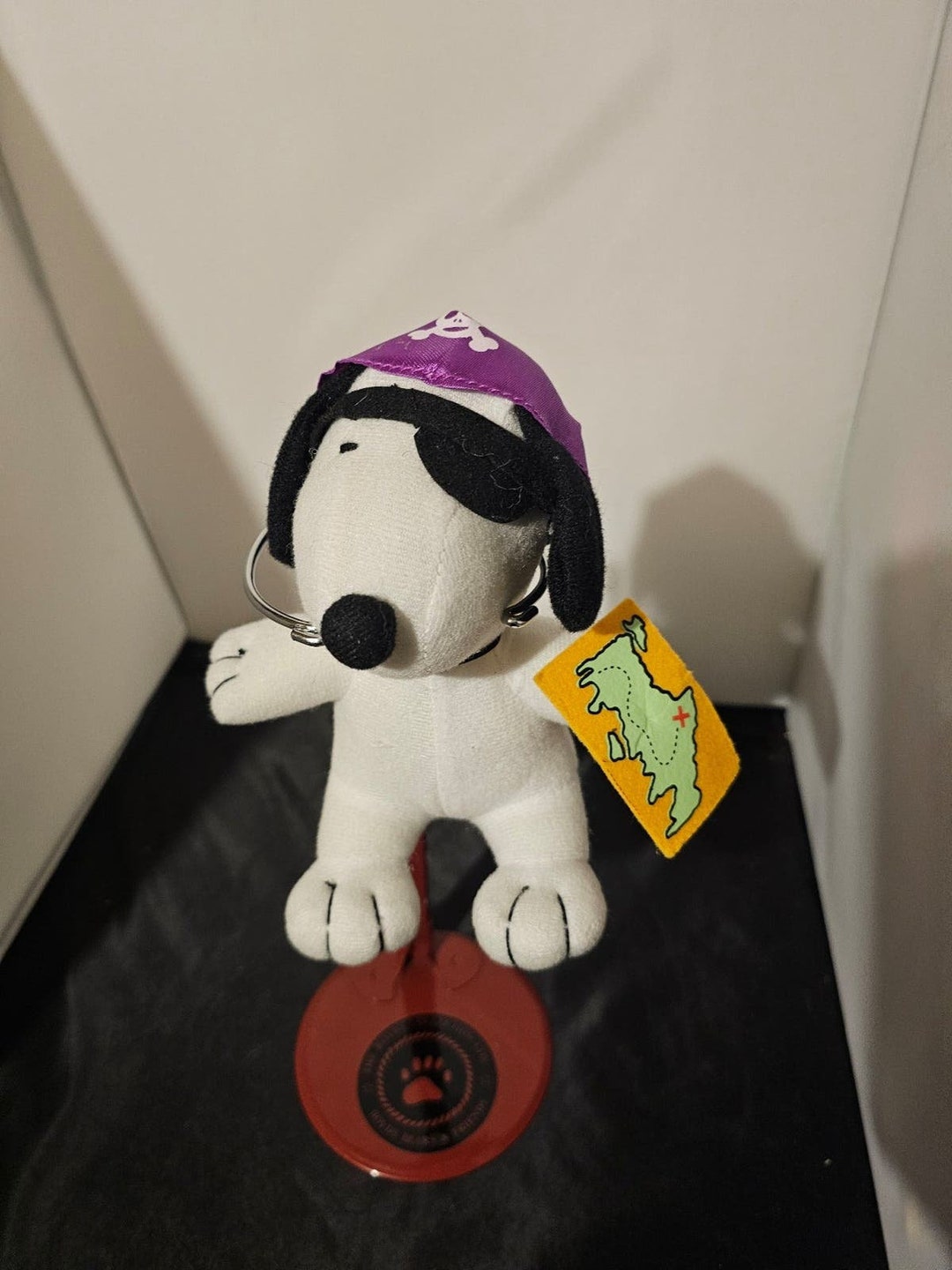 Peanuts Snoopy Pirate Plush Eye Patch and Treasure Map Halloween 1122 ...