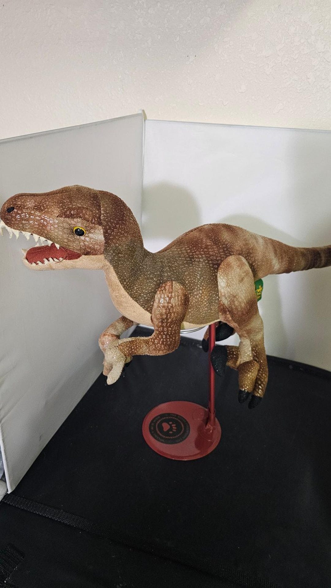 Wild Republic Dinosaur Raptor Plush W1 Rare - Etsy