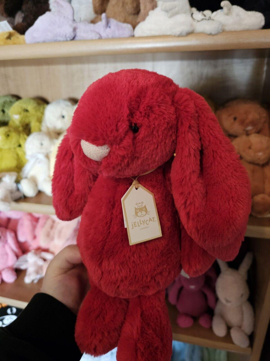 Jellycat Original Bashful Luxe Bunny Scarlett, NWT - Etsy
