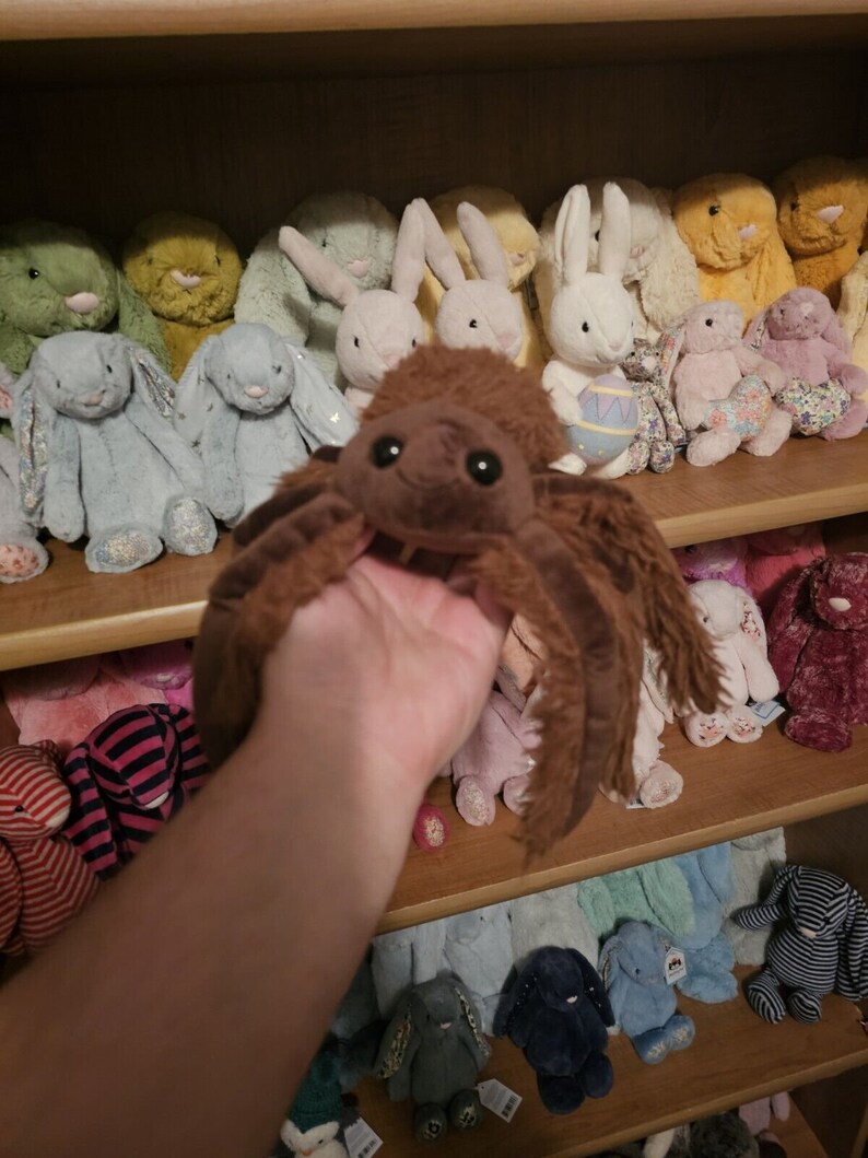 Jellycat Small Spindleshanks Spider Plush Tarantula Stuffed Toy 14 NEW ...