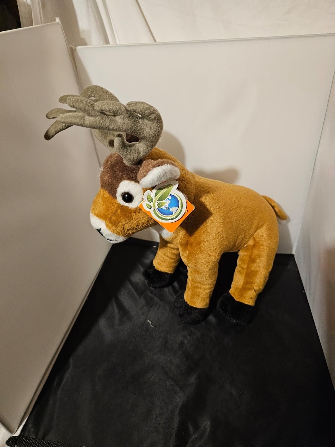 Wild Republic Cuddlekins 14 Inch White Tailed Buck Bean Plush Stuffed ...