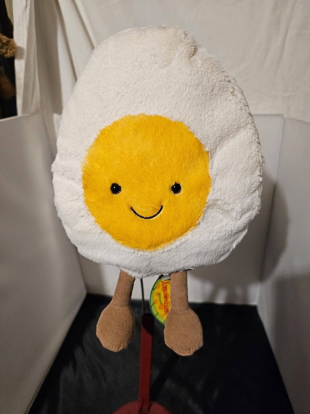 Jellycat Amuseable Happy Boiled Egg Cute Smile Plush Etsy