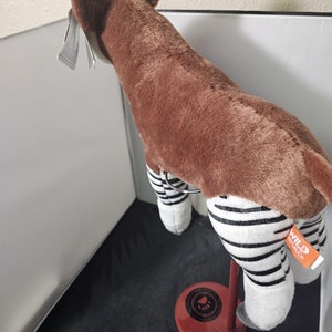 Wild Republic OKAPI 13 Standing Plush Zebra Legs Brown Stuffed ...