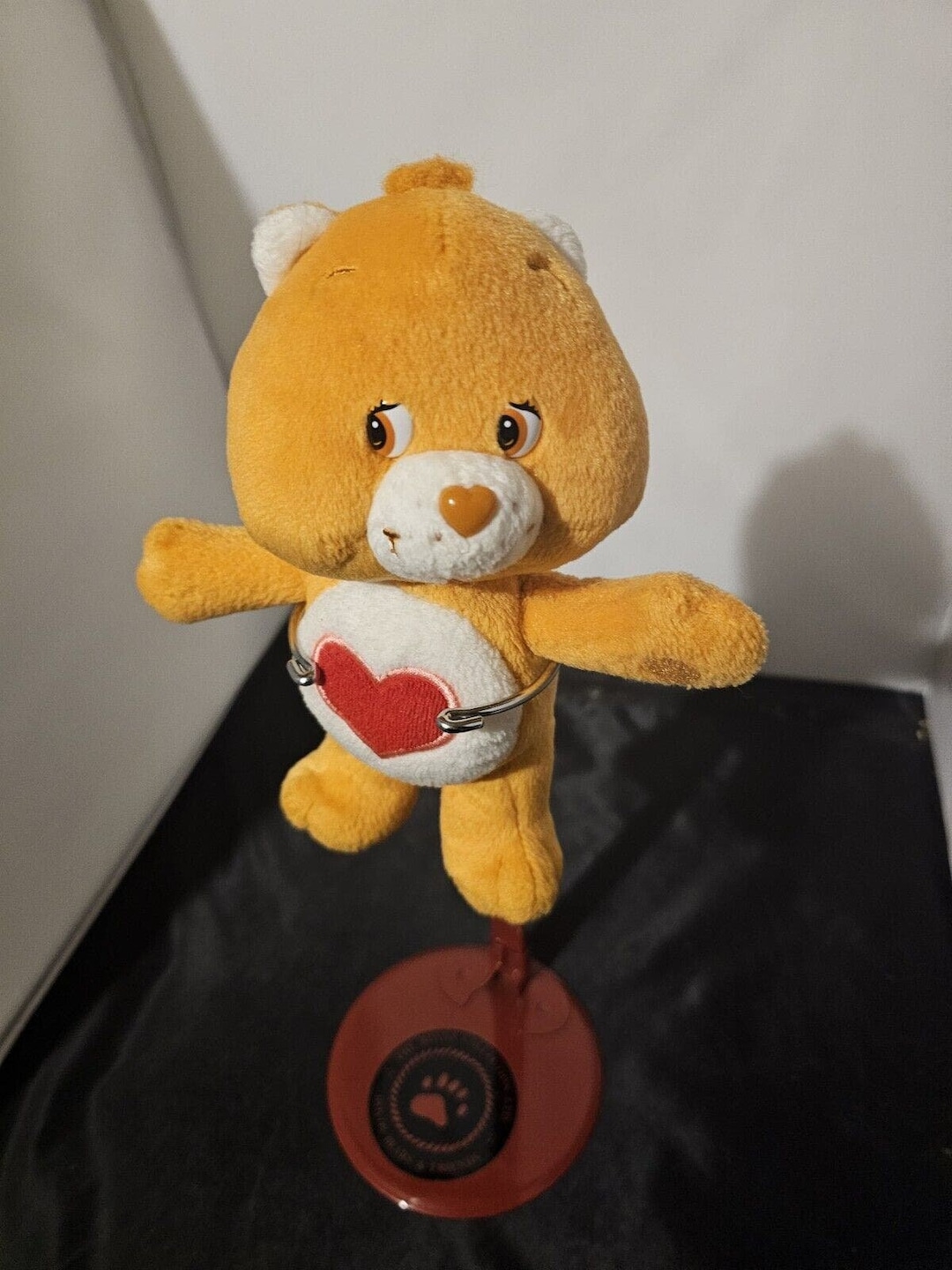Care Bears Tenderheart Bear Plush 8 Orange 2002 Red Heart Q1 - Etsy
