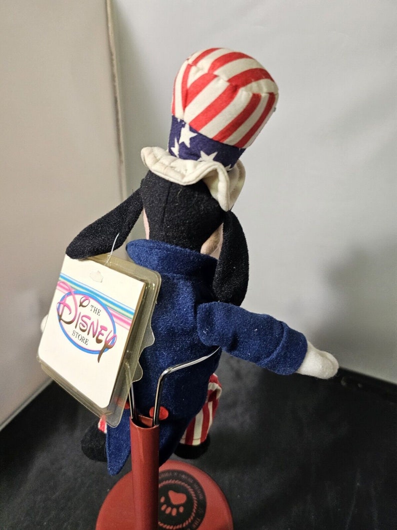 Disney Store Uncle Sam Goofy 8 Mini Bean Bag the Disney Store Soft ...