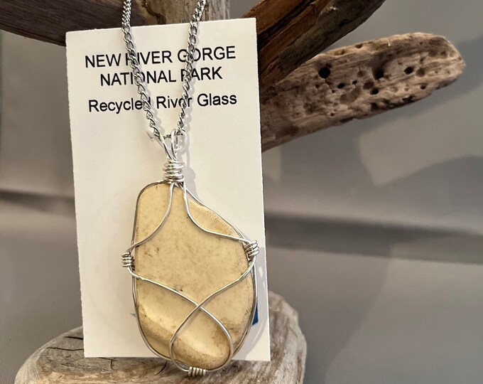 River Glass Pendant | New River Gorge Upcycled River Glass | Pendants ...