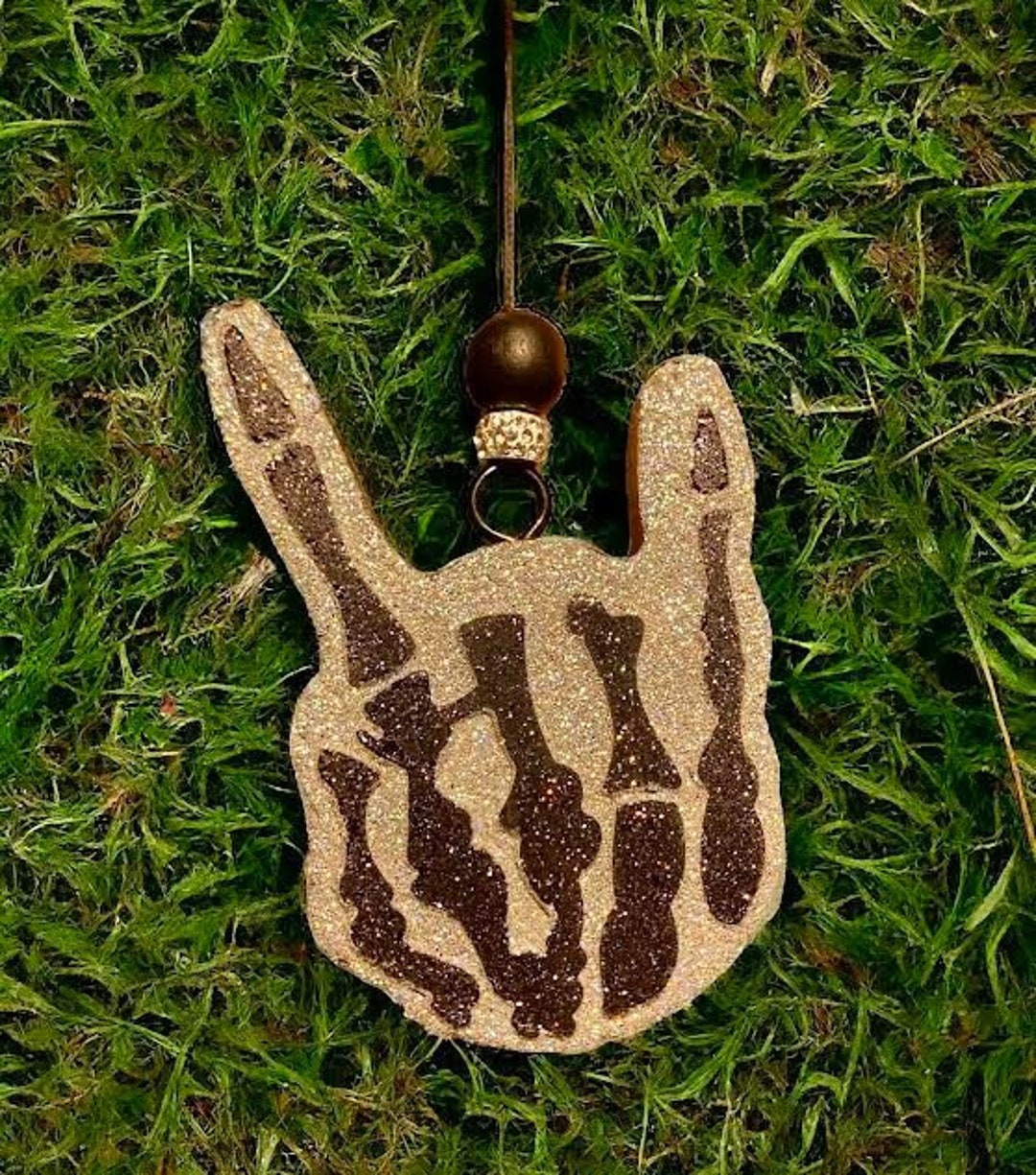 Skeleton Hand Rock Sign Rock N Roll Freshie - Etsy