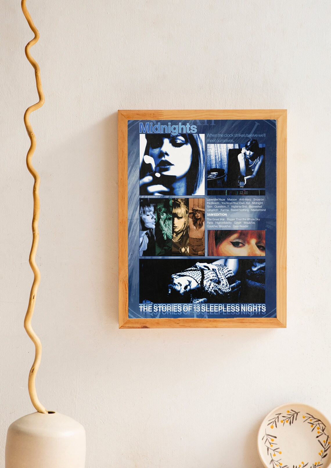 Taylor Swift Midnights Inspired Album Poster, PNG, Digital Download ...