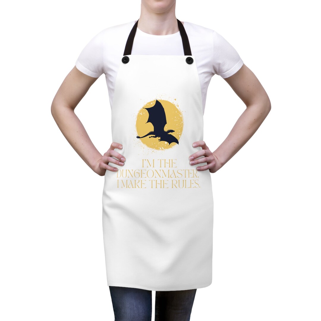 Dnd Cooking Apron Dnd Chef Apron Dungeon and Dragon Apron - Etsy