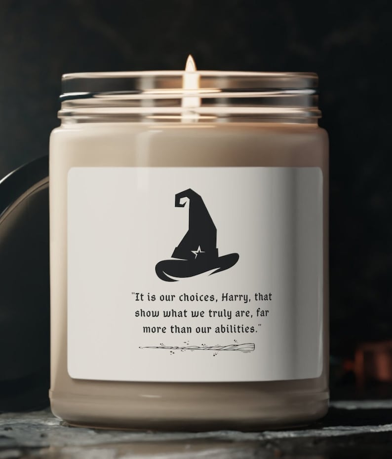Harry Potter Candle Harry Potter Quote Harry Potter Home - Etsy