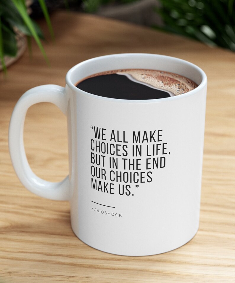 Bioshock Coffee Mug Bioshock Mug Bioshock Quote Bioshock Gift Bioschock ...