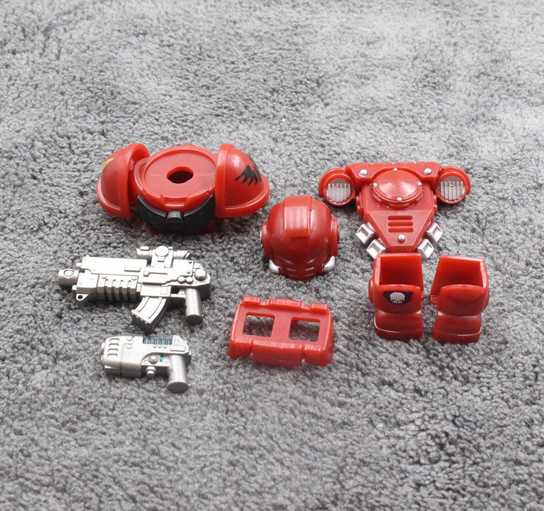Custom Space Marine Blood Angel Helmet Armor Weapon Backpack - Etsy