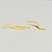 Sterling Silver Curved Ear Climber, Bar Earrings, Curved Bar Line ...