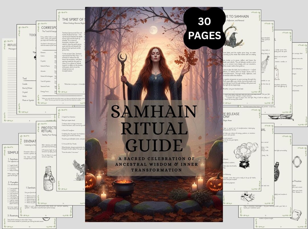 Samhain Ritual Guide | Correspondences, Altar, Rituals, Recipes ...